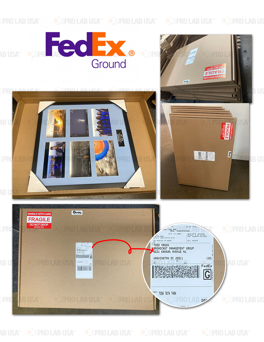 Custom Faith, 15 Framing & FedEx Ground Shipping Labels & Handling - B ...